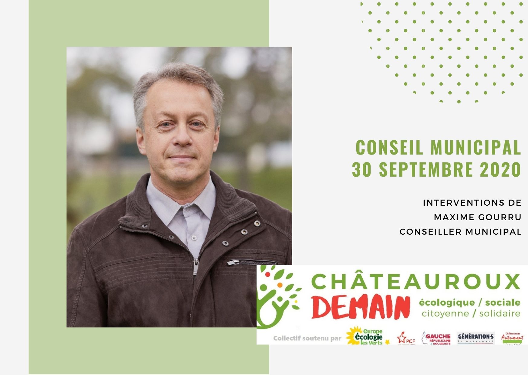 Les interventions de Maxime Gourru lors du conseil municipal du 30 ... Les interventions de Maxime Gourru lors du conseil municipal du 30 ...